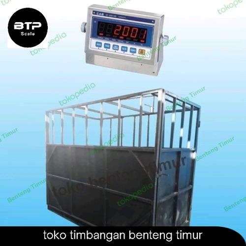Jual CAS CI-2001AS timbangan sapi digital kap 2 ton auto hold bisa ...