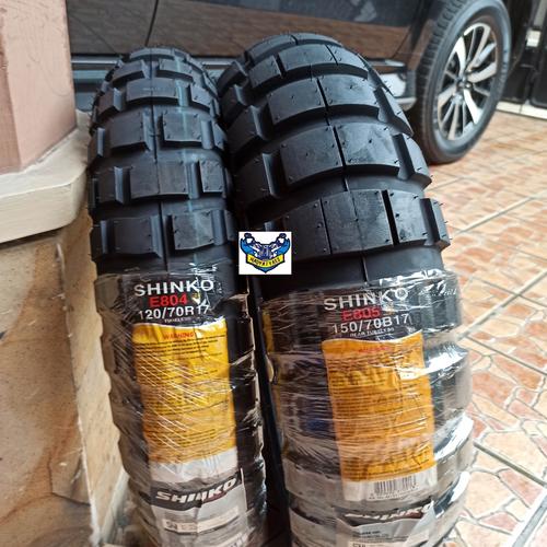 Jual Ban shinko E804 E805 big block 120/70-17 150/70-17 - Jakarta ...