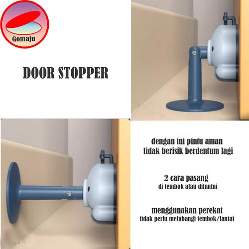 Promo Penahan Pintu Octopus Door Stopper Non Drilling Wall Protetor ...