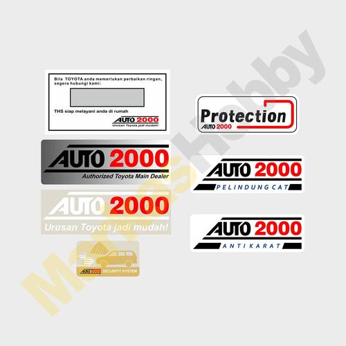 Jual Sticker Toyota Auto 2000 Toyota Home Service - All Packages - Kab ...