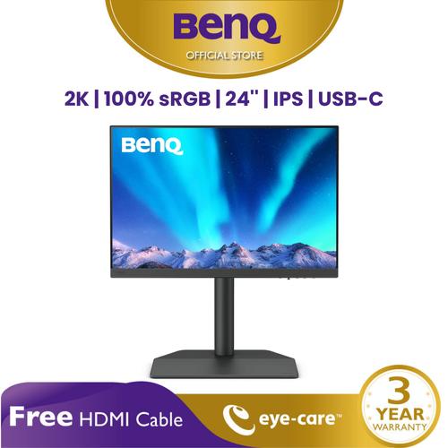 Promo BenQ SW242Q-Shield 24-inch 2K 16:10 Photographer MacBook/Windows Compatible Monitor Cicil ...