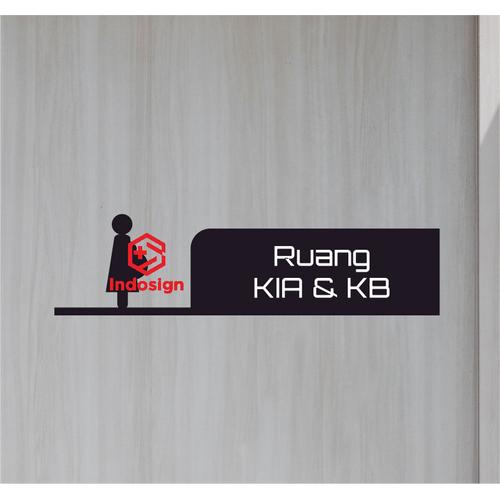 Promo Akrilik cutting Nama ruangan / Name Room signege custom ukuran 30 ...