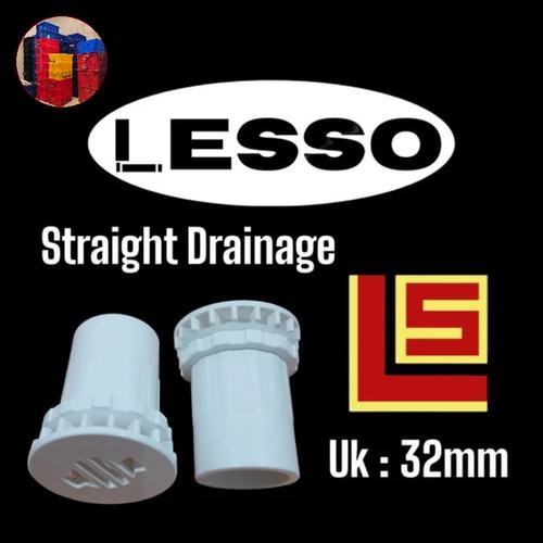Jual LESSO STRAIGHT DRAINAGE/BOTTOM DRAIN PIPA PIPE U-PVC BY 3 PAWNS ...