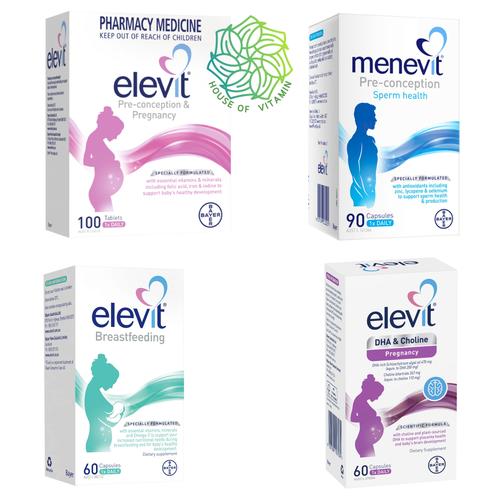 Jual Elevit Pre Pregnancy Multivitamin 100 Tablets Tablet Vitamin DHA ...