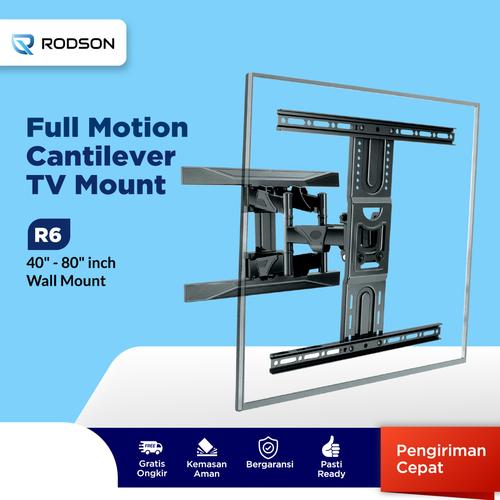Jual Rodson R6 bracket tv monitor LED LCD 40" - 80" inch kualitas NB P6 ...