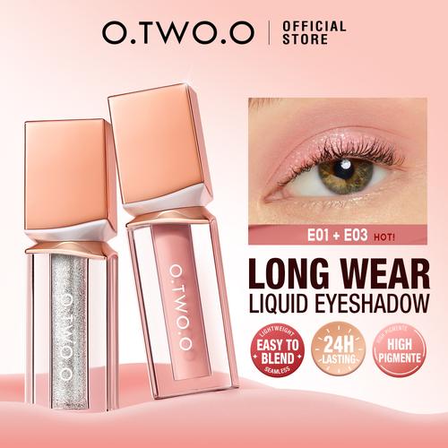 Promo O.TWO.O Liquid Eyeshadow Matte Shine Velvety Smooth Touch Easy To ...