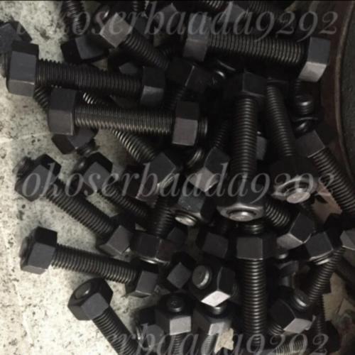 Jual Studbolt & Nut B7 2H 5/8 x 4" ; Baut Stud Carbon Steel besi ...