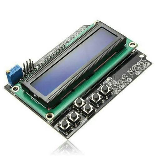 Jual (Arduino) 1602 16 x 2 Blue Back light LCD Keypad Shield Arduino ...