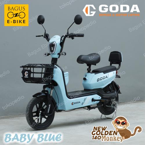 Jual Goda sepeda listrik 140 monkey dinamo 500w aki emovable 48v12ah ...