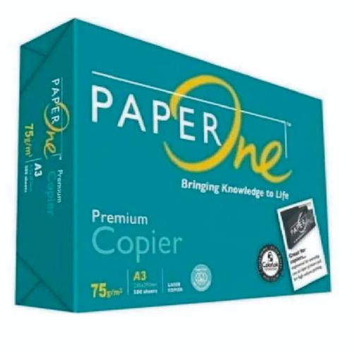 Jual Paper one Kertas Fotocopy 75 GSM A3 / kertas paper one A3 75gr ...