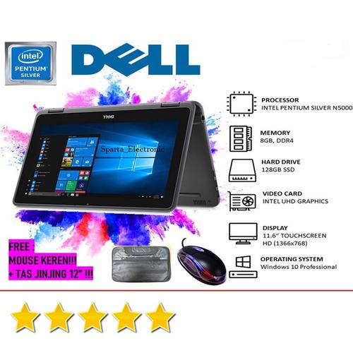 Jual LAPTOP 2 IN1 TOUCHSCREEN - DELL LATITUDE 3190 intel pentium silver ...