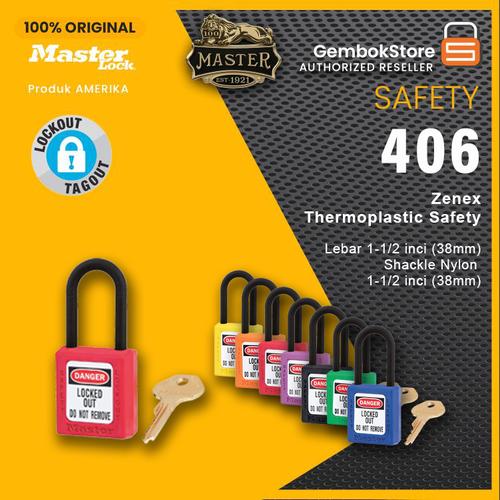 Jual Master Lock Safety LoTo 406RED Termoplastik Dielektrik Loto - Ungu ...
