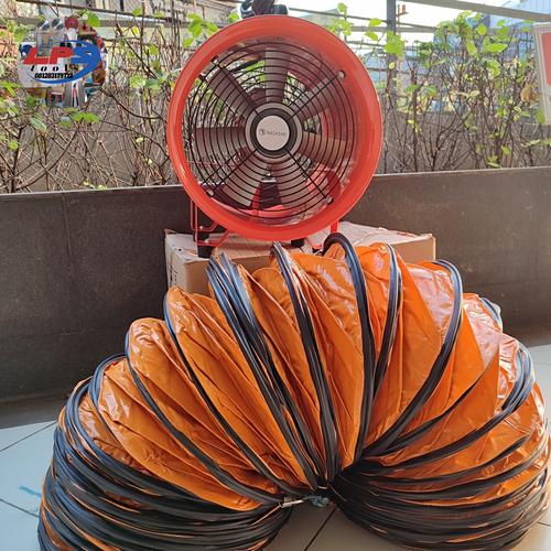 Jual kipas angin portable/ kipas blower 12 inch + selang 10 meter ...