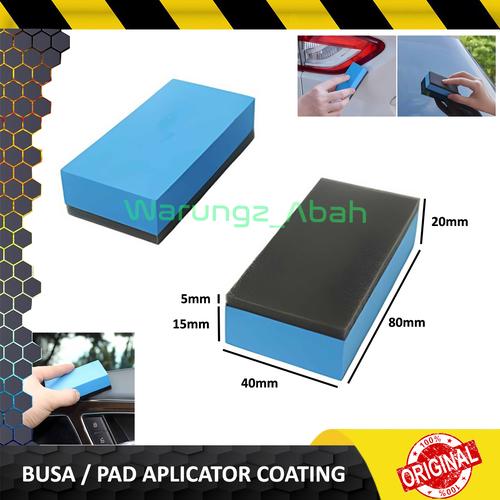 Jual NANO CERAMIC COATING SPONGE SPON BUSA SOFT FOAM SPON PAD APLICATOR ...