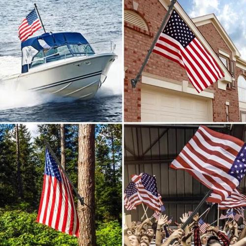 Jual DISKON 1.8M 5 BAGIAN FLAG POLE HOLDER BAJA TAHAN KARAT TIANG ...