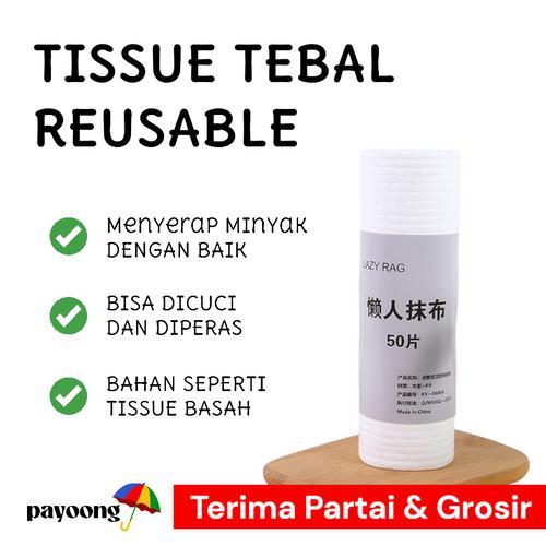 Jual Tissue / Lap / Kain Reusable Bisa Dicuci Dan Dipakai Berkali Kali ...