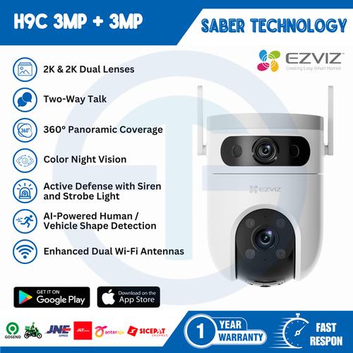Jual EZVIZ H9C 2k Dual Lens Wi-Fi Smart Home Camera Outdoor - Jakarta ...
