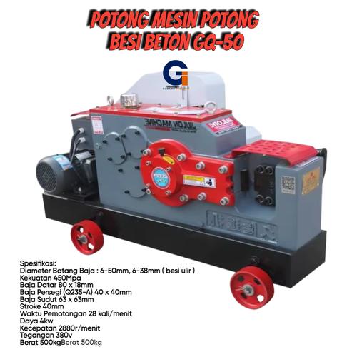 Jual Mesin Potong Besi Beton/Bar Cutter Cutting Elektrik GQ-50 ...