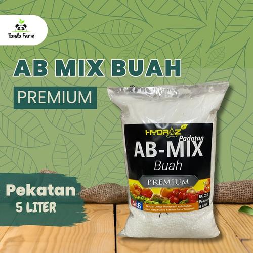 Jual Nutrisi Hidroponik Pupuk Pekatan AB Mix Buah Hydroz 5 Liter - Kota ...