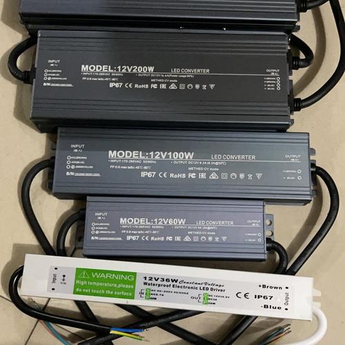 Jual Travo Adaptor Waterproof Electronic Led Driver 12V 10A 120W 120 ...