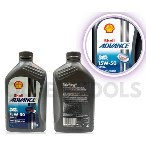 Jual Oli Motor Shell Advance Ultra 1 Liter 15W50 Full Synthetic Fu Vixion Thunder KTM Xmax ...