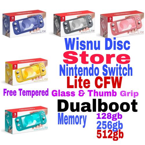 Jual Nintendo Switch Lite CFW Full Game Edition Memori 128GB 256GB ...