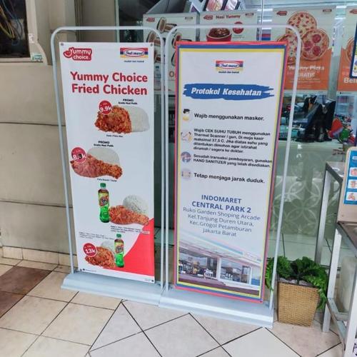 Jual DISKON STANDING BANNER | RANGKA BANNER | DOOR FRAME BANNER UK ...