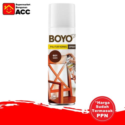 Jual Boyo Politur Spray | Politur Vernis Kayu Semprot - 601 Sawo - Kota ...