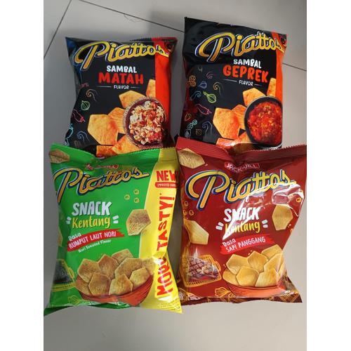 Jual JACK N JILL PIATTOS Snack Kentang 68gr 4 varian rasa - sapi ...