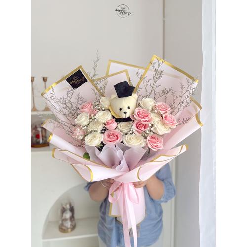 Jual FRESH FLOWER BOUQUET GRADUATION - BUKET BUNGA WISUDA BUKET WISUDA ...