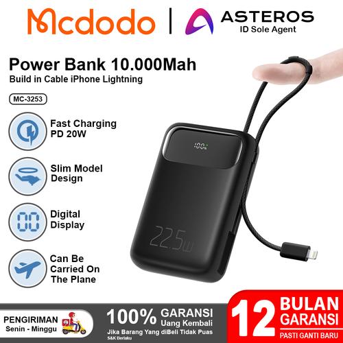 Promo MCDODO PowerBank 20.000Mah Digital Display Dual Output Fast ...