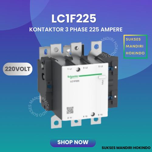 Promo Kontaktor 3P 225A 3 Pas 225 Ampere LC1F225 Schneider 220V ...