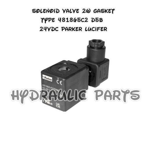 Jual SOLENOID VALVE 2W GASKET TYPE 481865C2 D5B 24VDC PARKER LUCIFER ...