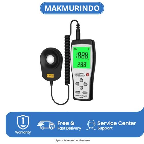 Jual Lux Meter Smart Sensor AS823 Sertifikat Kalibrasi Light Tester AS ...