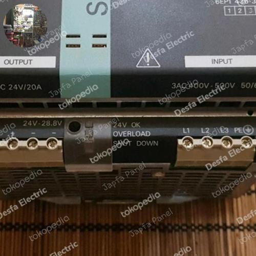 Jual Power Supply Modular Siemens Sitop 6Ep1436-3Ba00 20A 24Vdc ...