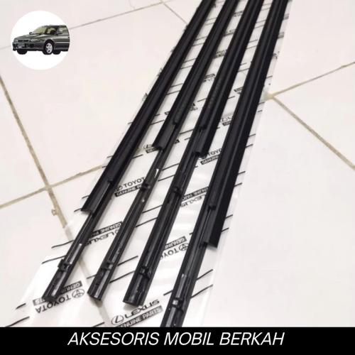 Jual Weather strip karet kaca pintu pelipit Vios gen3 hitam SATUAN ...