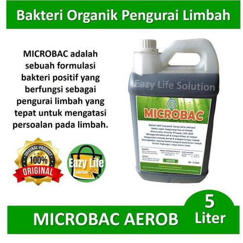 Jual Bakteri Aerob Organik Pengurai Limbah MICROBAC Jerigen 5 Liter ...