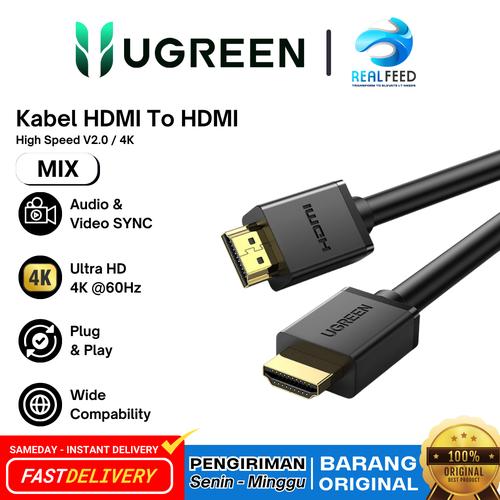 Promo Ugreen Cable HDMI 2.0 1M 2M 3M 5M 10M 15 4K UHD / KABEL HDMI ...