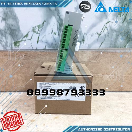Jual DVP04AD-S2 ANALOG INPUT MODULE PLC DELTA DVP-S 4AI - Jakarta Pusat - Ultima Niscaya Sukses ...