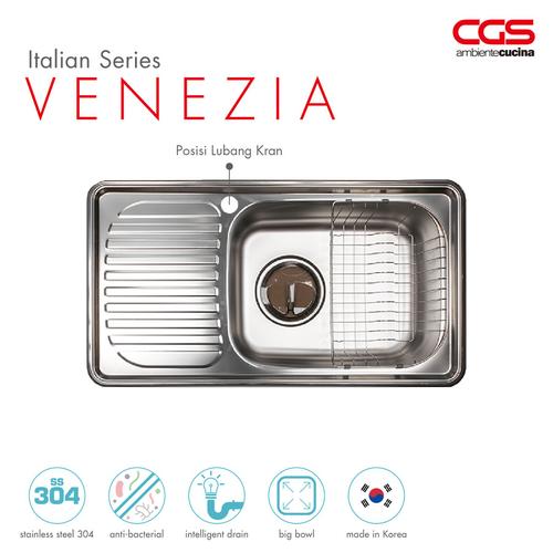 Jual CGS VENEZIA + MURANO - Kitchen Sink Set / Kitchen Sink + Kran Panas Dingin - Kota Tangerang ...