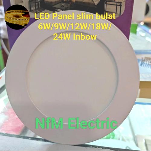 Jual lampu downlight LED Panel Slim 6W/9W/12W/18W/24W Inbow - 18W ...