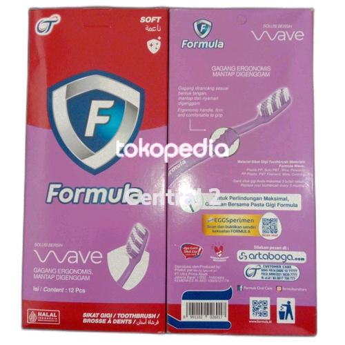 Jual Formula Sikat Gigi Wave Soft Box, Formula Sikat Gigi Triple Clean ...