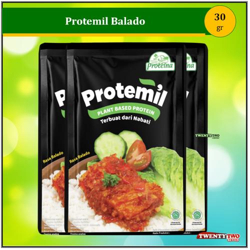 Jual Proteina Protemil Balado 30gr - Proteina Nabati Rendah Kalori ...