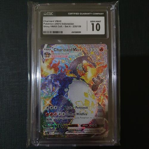 Jual Charizard Vmax Shiny CGC 10 Gem Mint - Kartu Pokemon TCG Indo ...