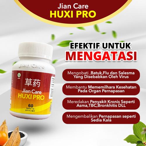 Jual Huxi Pro By Jian Care Original | Obat Herbal Ampuh Atasi TBC, Asma ...
