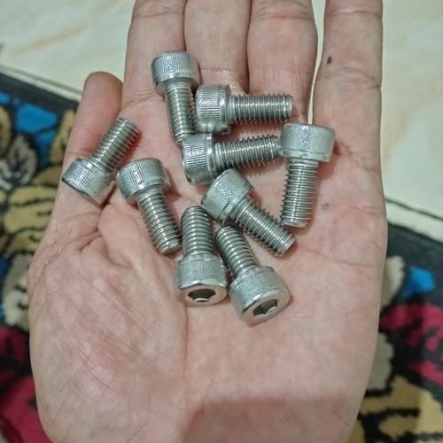 Jual bat L / baut socket stainless sus 304 m8x16/1.6cm pitch 1.25 kunci ...