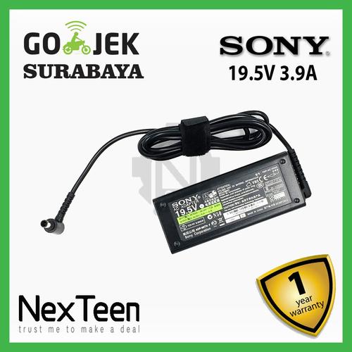 Jual Original Adaptor Charger Laptop Sony Vaio 19.5v - 3.9a LOGO - Kota ...