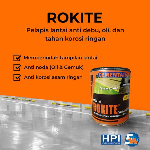 Jual CEMENTAID - ROKITE CLEAR Pelapis lantai anti debu dan oli - Kab ...
