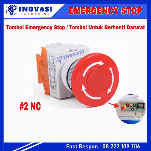 Jual Tombol Emergency Stop / Tombol Untuk Berhenti Darurat Mesin ...