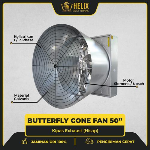 Jual Butterfly Cone Fan 50" inch Kipas Exhaust Hisap Blower Kandang ...